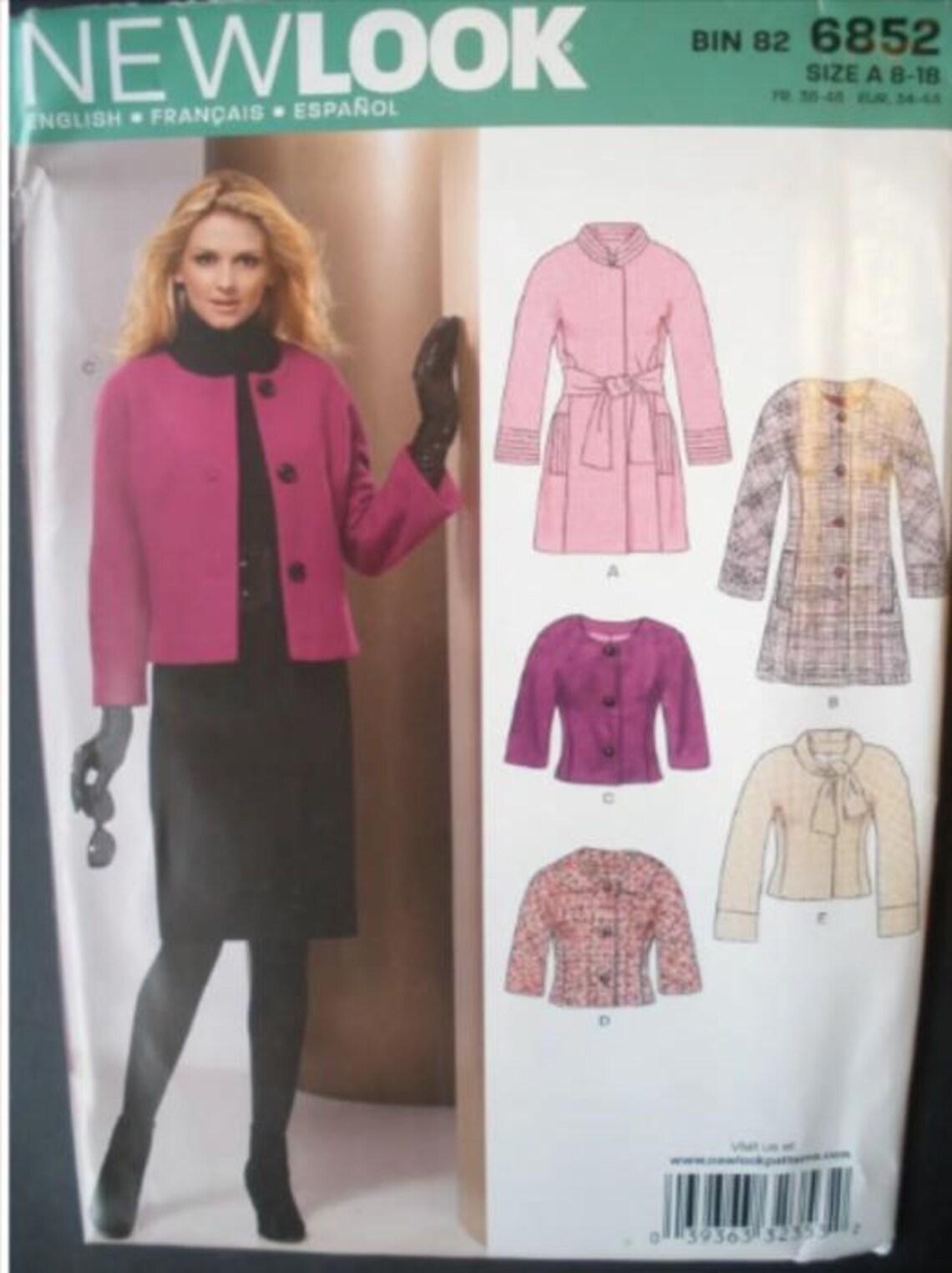 U Pick NEW LOOK UNCUT Ff Sewing Patterns 6122 6671 6056 0607 6121 6885 ...