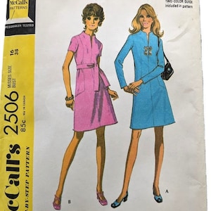 12 and Larger 1970s Vintage Sewing Pattern Mccalls 3979 2506 4795 4467 ...