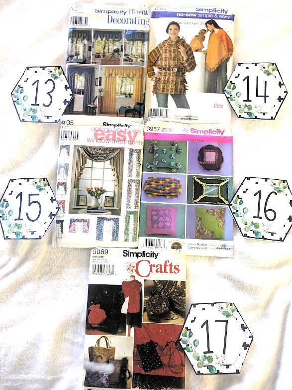 UC Crafts Home Decor Sewing Pattern Simplicity 1549 1481 7355 0660 7995 ...