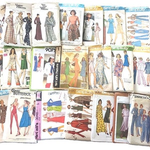 B34 1970s Sewing Pattern Simplicity 9073 7049 5792 7959 9514 7391 6964 ...