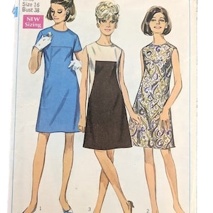 B38 1960s Vintage Sewing Pattern Mccalls 9515 9621 9565 Simplicity 7535 ...