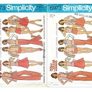 Vintage Sewing Pattern Simplicity 6024 6094 8849 6383 6490 6627 6651 ...