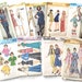 1970s Vintage Sewing Pattern Simplicity 5466 6156 9676 7211 6518 8746 ...