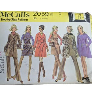 U Pick Bust 36 1970s Vintage Sewing Pattern Mccalls 3915 3150 3871 3313 ...