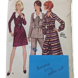 U Pick Bust 36 1970s Vintage Sewing Pattern Mccalls 3915 3150 3871 3313 ...