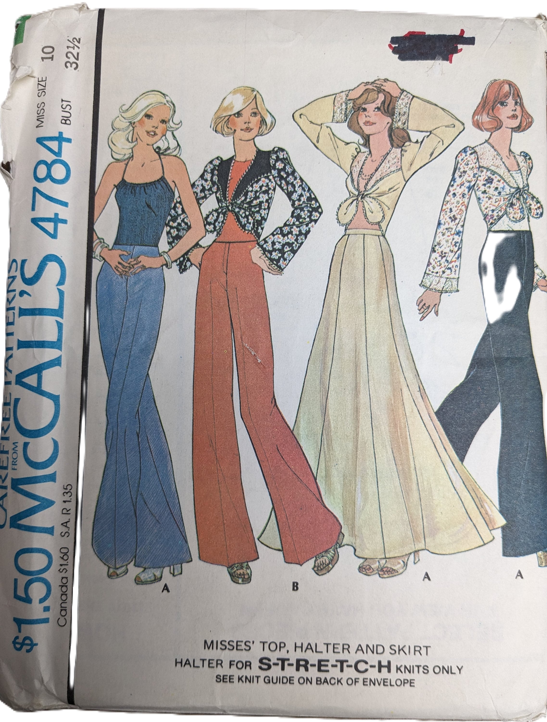 U Pick Vintage 1970s/1980s Sewing Patterns Mccalls 4784 5888 Simplicity ...