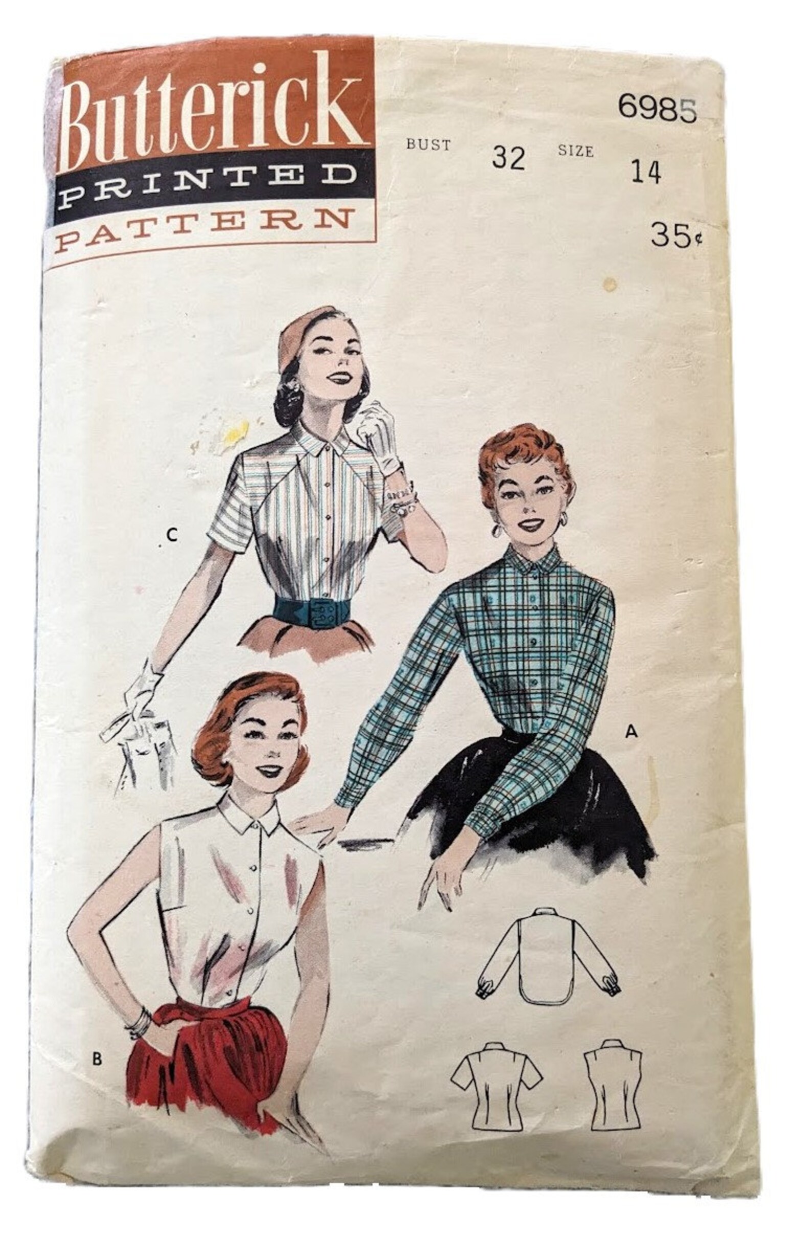 1950s/60s Vintage Sewing Pattern Simplicity 2600 4336 3591 3663 Mccalls ...