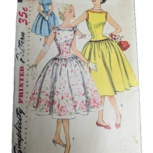 1940s/50s Vintage Sewing Pattern Simplicity 4117 4376 4946 1212 4784 ...