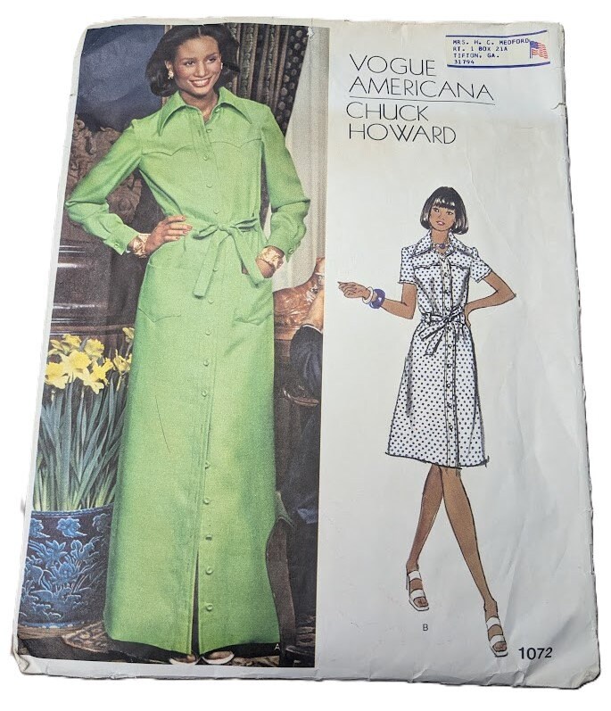 14/36 Vintage Sewing Pattern Vogue 7408 2770 Molyneux 1072 Chuck Howard ...
