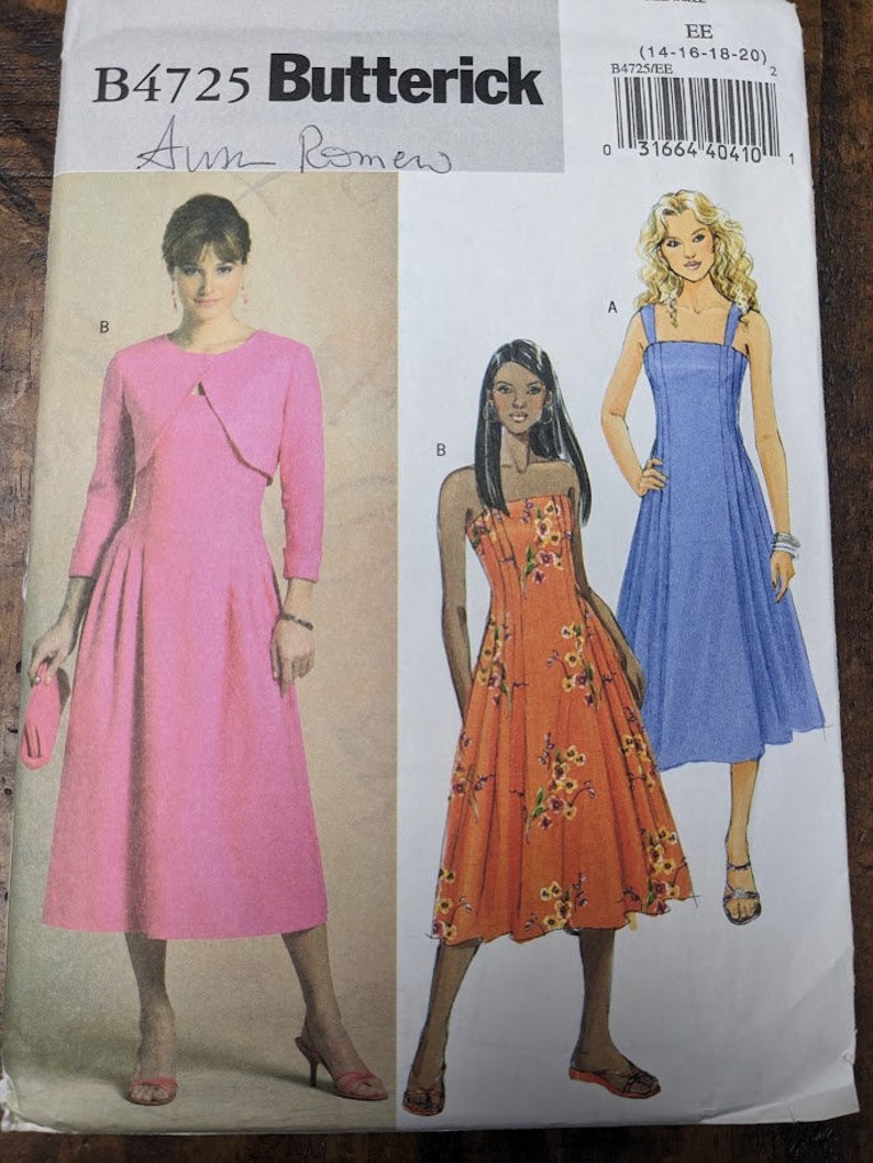 UC FF Sewing Pattern Simplicity 4782 8194 8018 7016 9822 New Look 6928 ...
