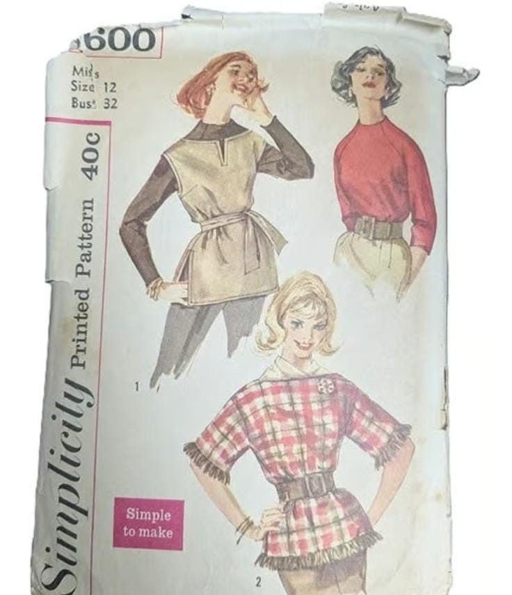 1960s Vintage Sewing Pattern Mccalls 3168 8036 2244 8395 6847 Simplicity 6401 7803 5361 5264 ...