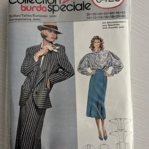 Uncut Sewing Patterns Burda 6964 5079 5425 4915 6235 6500 4826 3135 ...