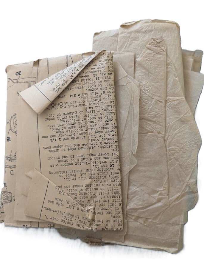 Very Rare 1930s Vintage Unprinted Sewing Pattern Simplicity 1528 Dress ...