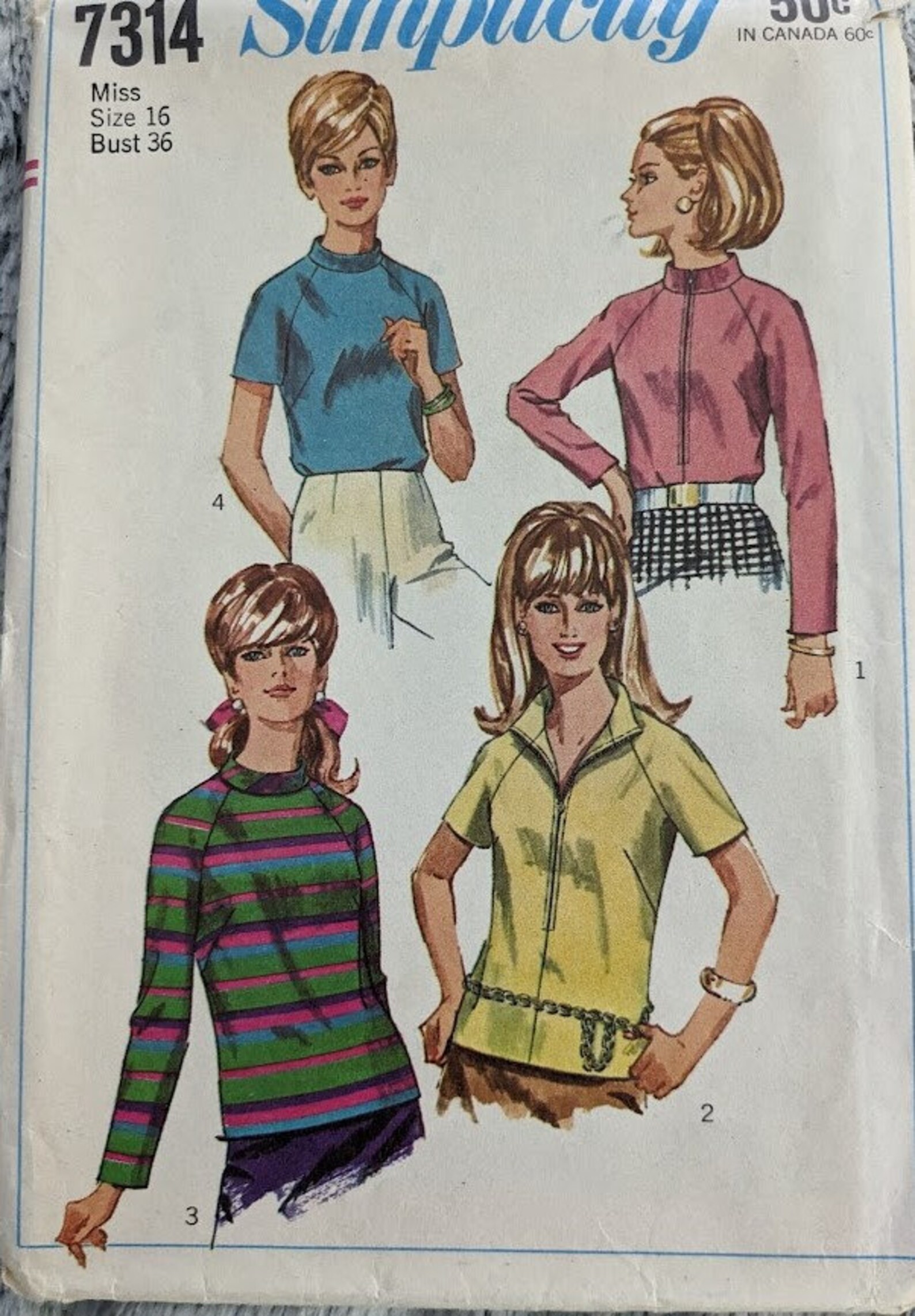 B36 1960s Vintage Sewing Pattern Simplicity 4694 7115 5821 4532 6964 ...