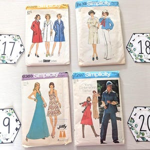 Vintage Sewing Pattern Simplicity 8100 8818 5355 9148 5526 7439 6385 ...