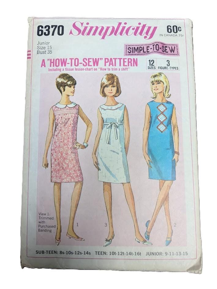 1960s Vintage Sewing Pattern Mccalls 8036 2244 8059 8395 Simplicity ...
