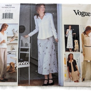 Uncut Sewing Pattern Vogue Designer 2390 1922 2827 1128 2625 2389 2896 ...