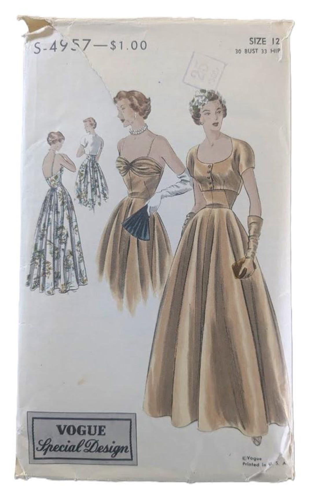Vintage 1940/50s Sewing Pattern Vogue 3300 4226 6776 4957 6716 6724 ...