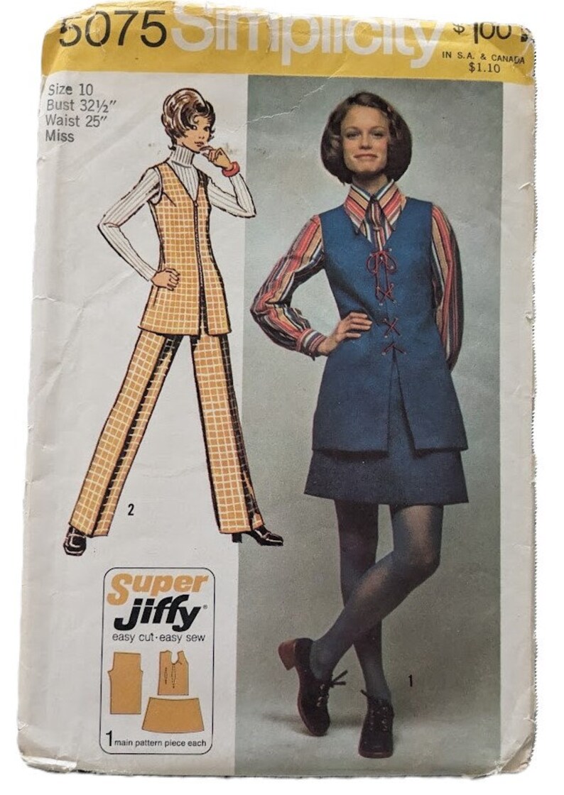 B32.5 Vintage 1970s Sewing Pattern Simplicity 9368 6100 9410 9073 5808 ...