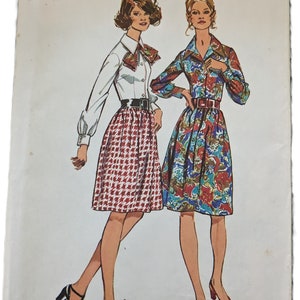 Half/plus Size Vintage 1960/70s Sewing Pattern Simplicity 6245 7030 ...