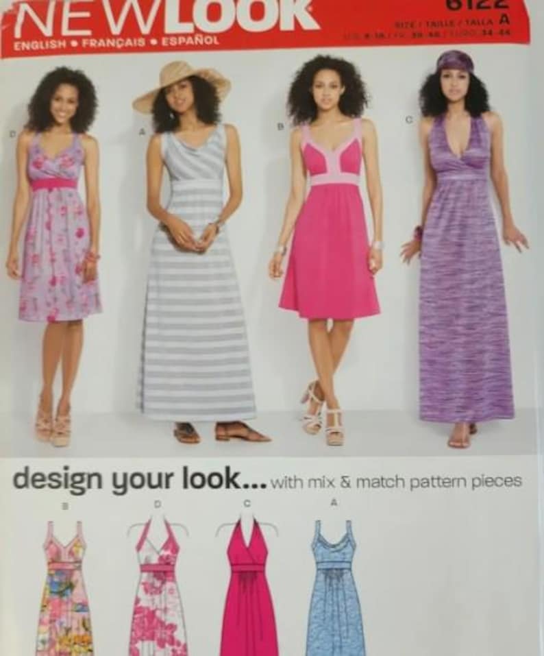 U Pick NEW LOOK UNCUT Ff Sewing Patterns 6122 6671 6056 0607 6121 6885 ...