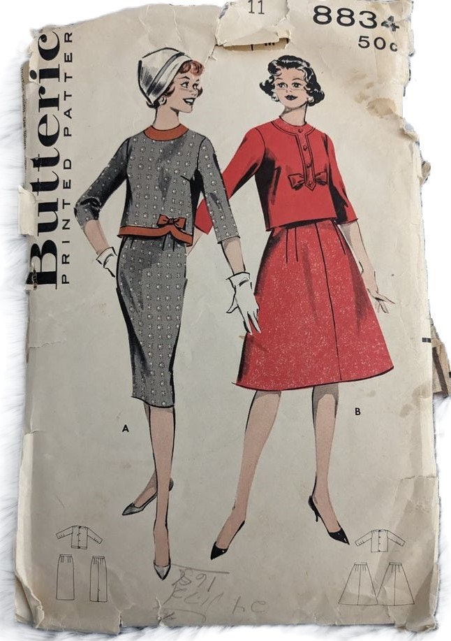1950s Vintage Sewing Pattern Simplicity 1798 1124 1450 3670 4437 4019 ...
