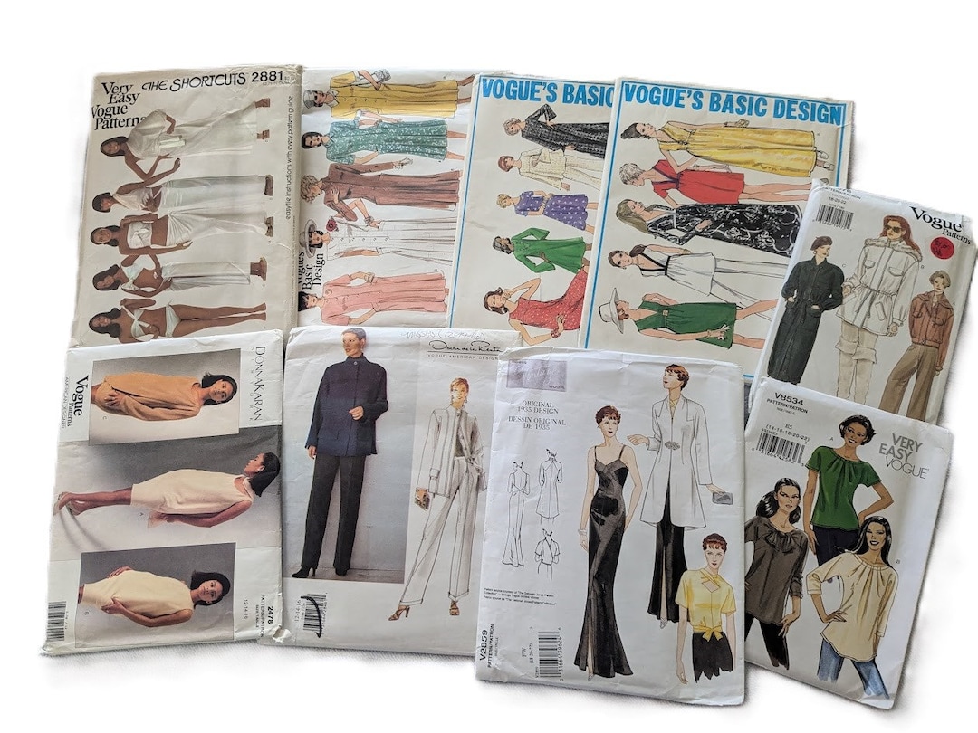 More Than Pictured Vintage Vogue Designer Sewing Pattern 1681 2967 2297 ...