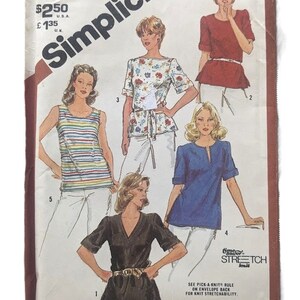 Vintage 1980s Sewing Pattern Butterick 6353 6140 4482 Simplicity 8426 ...