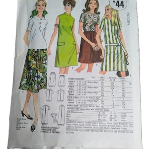 1960s Vintage Sewing Pattern Mccalls 9374 6276 7159 9421 Simplicity ...