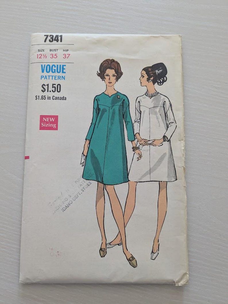 UNCUT RARE 1960s Vintage Vogue Sewing Pattern 7360 7528 8183 9496 9347 ...
