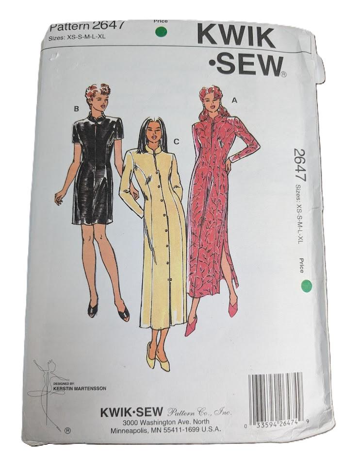 Uncut Kwik Sew Vintage Sewing Pattern 3307 3377 2100 2647 3337 3059 ...