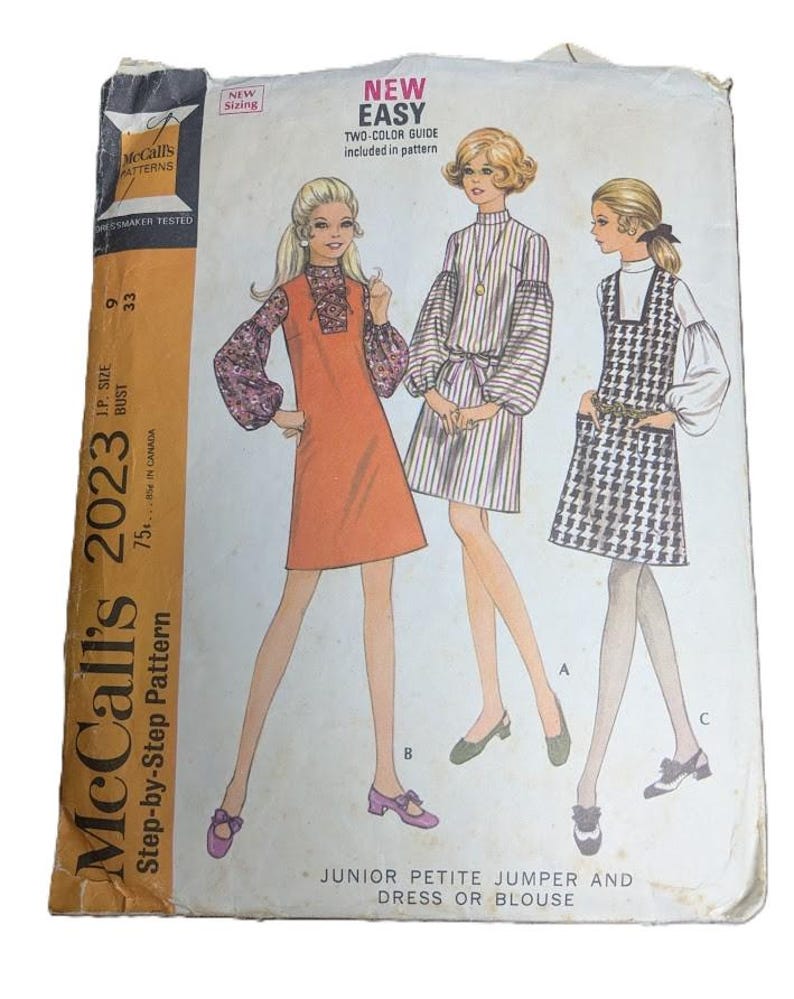 1960s Vintage Sewing Pattern Mccalls 8036 2244 8059 8395 Simplicity 6651 6401 6132 7803 5361 ...