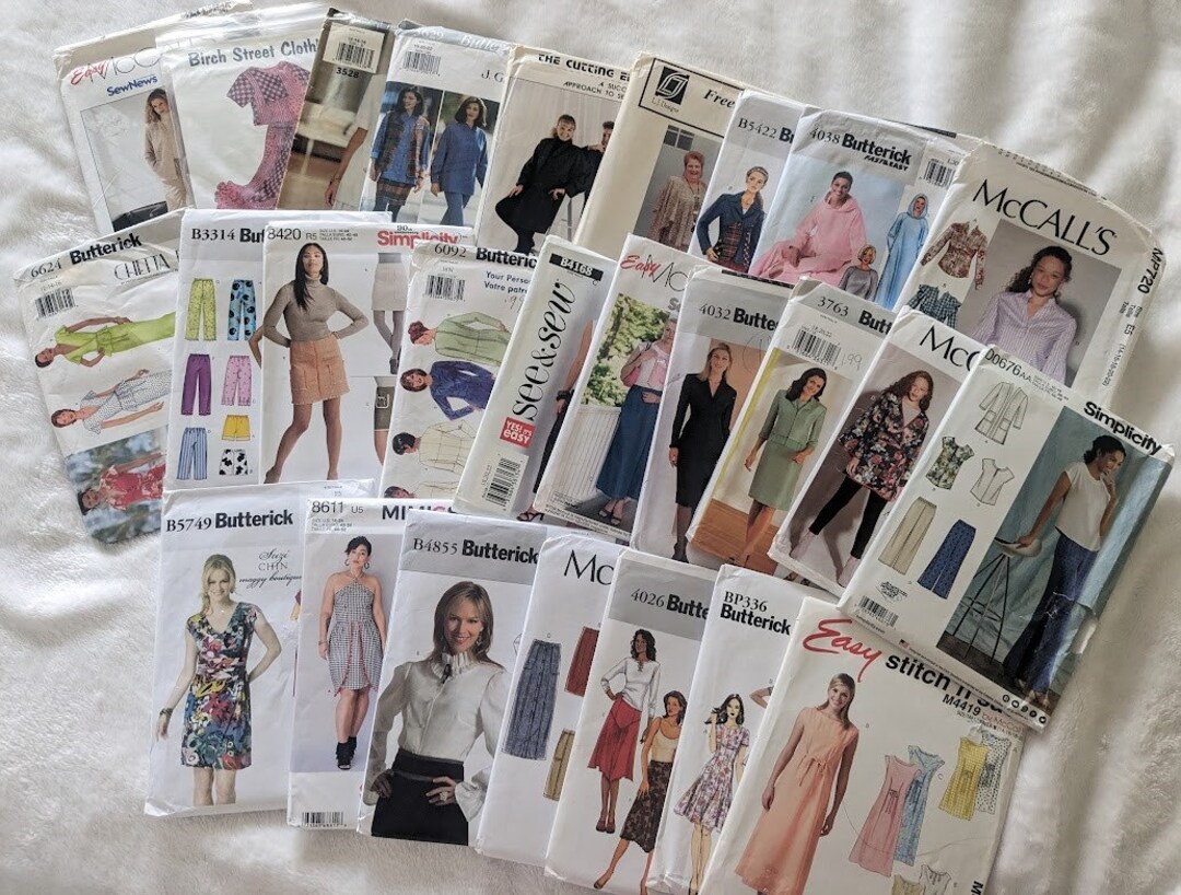 UC Plus Size Sewing Pattern Mccalls 2350 720 Butterick 6569 63314 336 ...