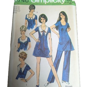 1970s Vintage Sewing Pattern Simplicity 5466 6156 9676 7211 6518 8746 6839 9080 5419 8745 6984 ...