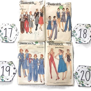 B34 1970s Sewing Pattern Simplicity 9073 7049 5792 7959 9514 7391 6964 ...