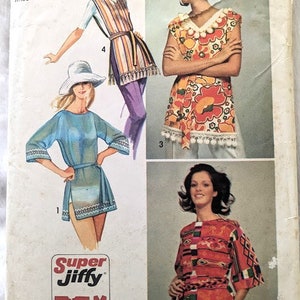 B32.5 Vintage 1970s Sewing Pattern Simplicity 9368 6100 9410 9073 5808 ...
