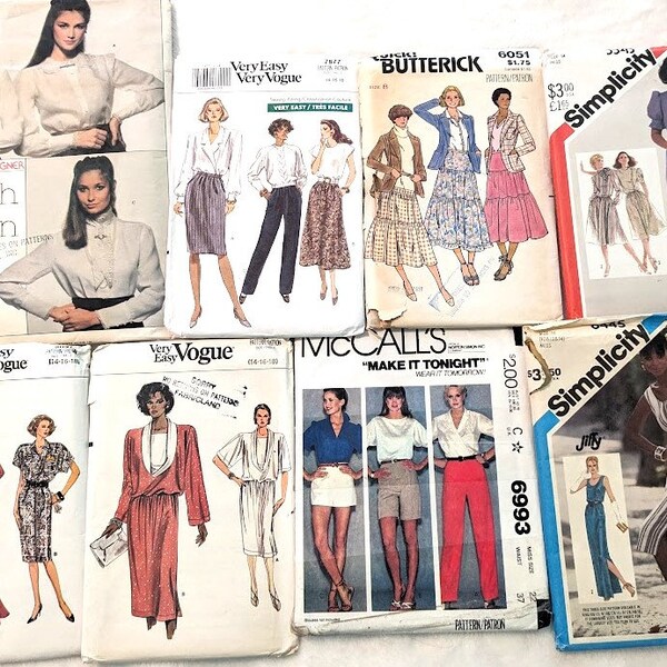 80s Sewing Pattern - Etsy