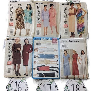 UC Sewing Pattern Butterick 5691 5739 3622 3879 3689 3378 6451 4240 ...