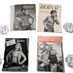 Vintage Knitting Pattern Book Columbia Minerva 79 731 Botany Nomotta ...
