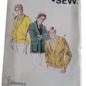 Vintage Mens Sewing Patterns Simplicity 8410 3201 5457 1617 6256 ...