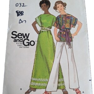 1970s Vintage Sewing Pattern Most Uncut Butterick 3434 6857 5118 6536 ...
