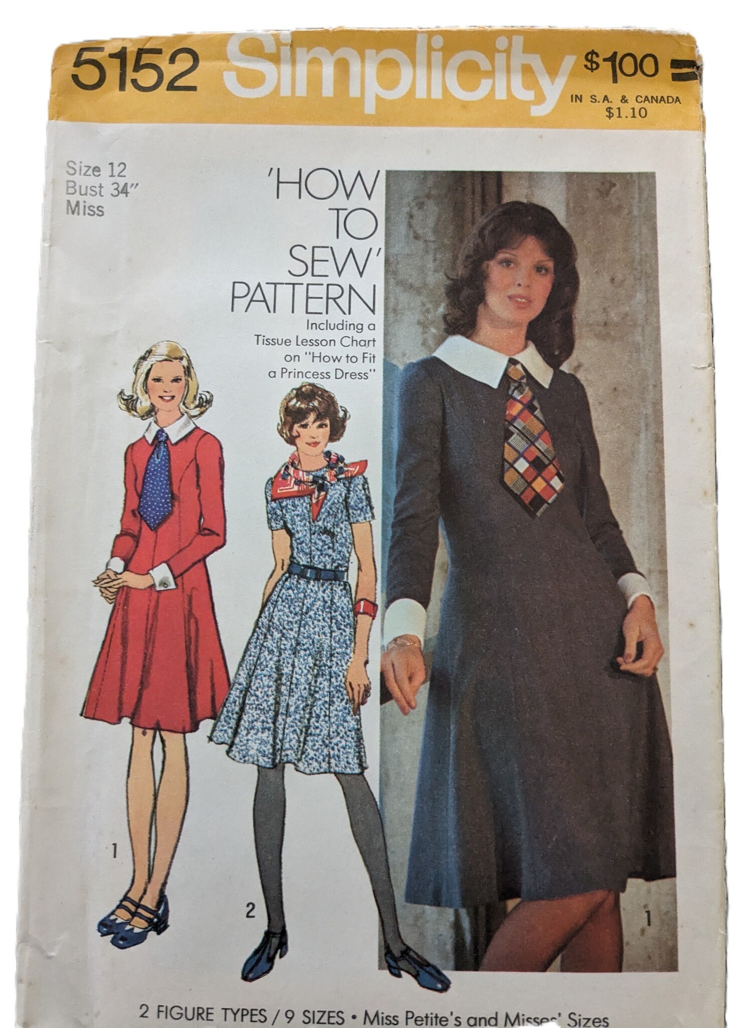 1970s Vintage Sewing Pattern Simplicity 8349 9321 5359 8618 7079 8969 ...