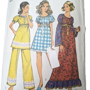 1970s Vintage Sewing Pattern Simplicity 5350 6156 9676 7211 6518 8746 ...