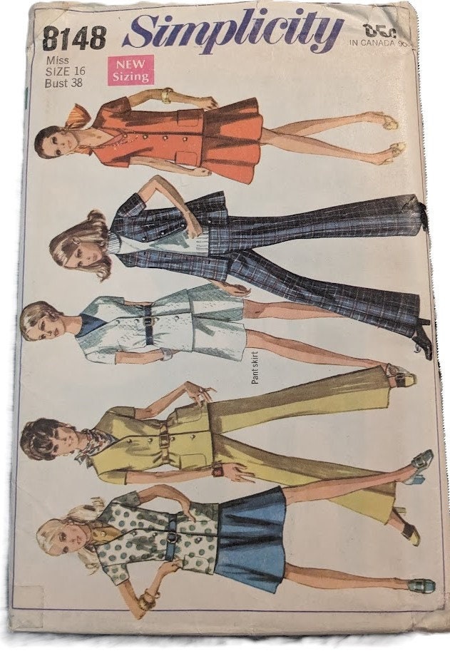 B38 1960s Vintage Sewing Pattern Mccalls 9515 9621 9565 Simplicity 7535 ...