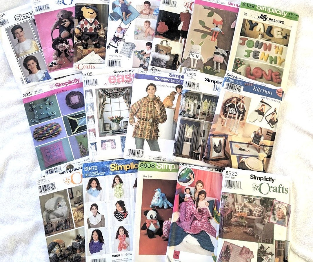 UC Crafts Home Decor Sewing Pattern Simplicity 1729 7355 0660 8668 0470 ...