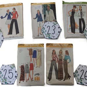 1960s/70s Vintage Sewing Pattern 5698 7033 5773 7739 5454 5459 5805 ...