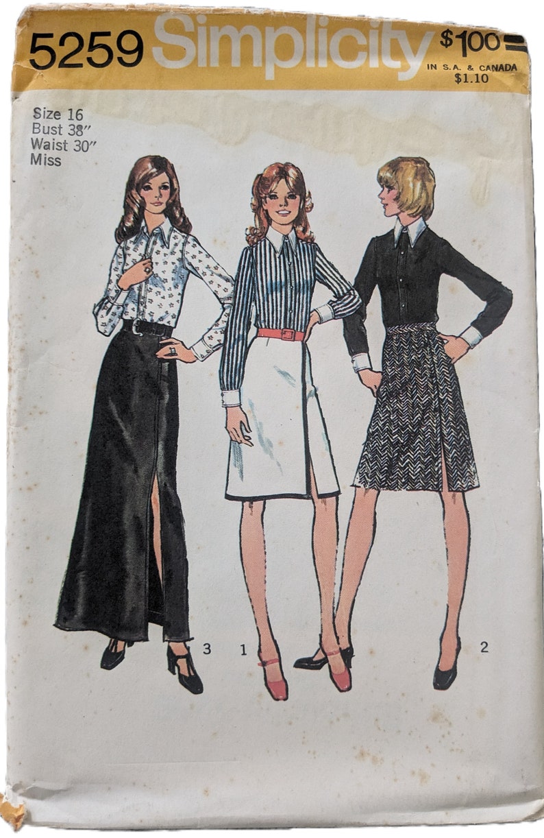 1970s Vintage Sewing Pattern Simplicity 8349 9321 5359 8618 7079 8969 ...