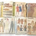 1970s Vintage Sewing Pattern Simplicity 5466 6156 9676 7211 6518 8746 ...