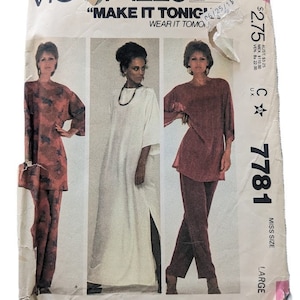 Vintage 1980s Sewing Pattern Butterick 6353 6140 4482 Simplicity 8426 ...