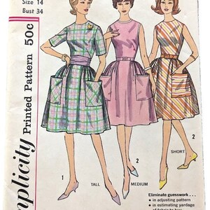 1950s/60s Vintage Sewing Pattern Simplicity 2600 4336 3591 3663 Mccalls ...